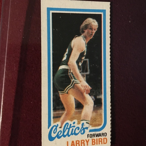 Topps | Other | Topps Tiny Micro Or Mini Basketball Card Larry Bird ...